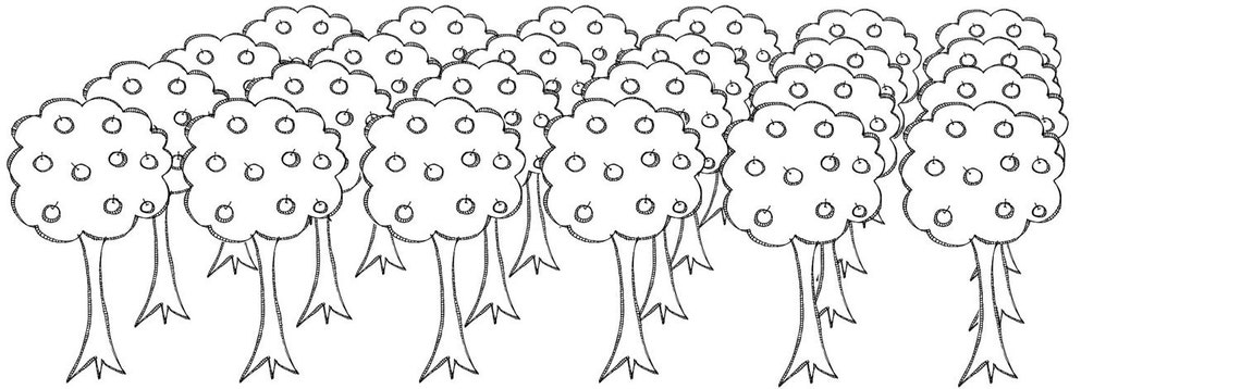 KPM Johnny Appleseed Digital Blackline Stamp - Etsy