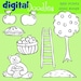 KPM Apple Orchard Digital Clip Art COMBO - Etsy