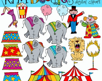 KPM Under the Bigtop Digital Stamps | Etsy