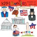 KPM Presidents Day Digital Clip Art COMBO - Etsy