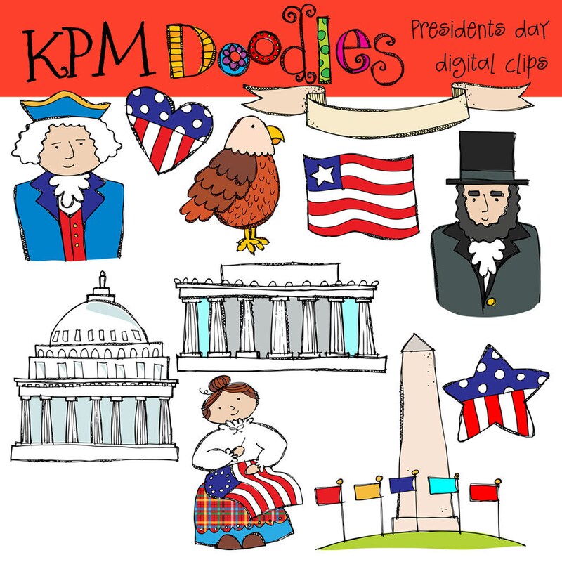 Presidents Day Clipart - Etsy