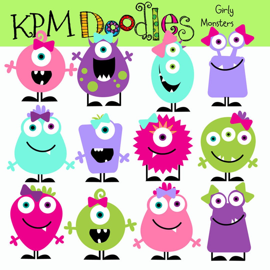 KPM Girly Monsters - Etsy
