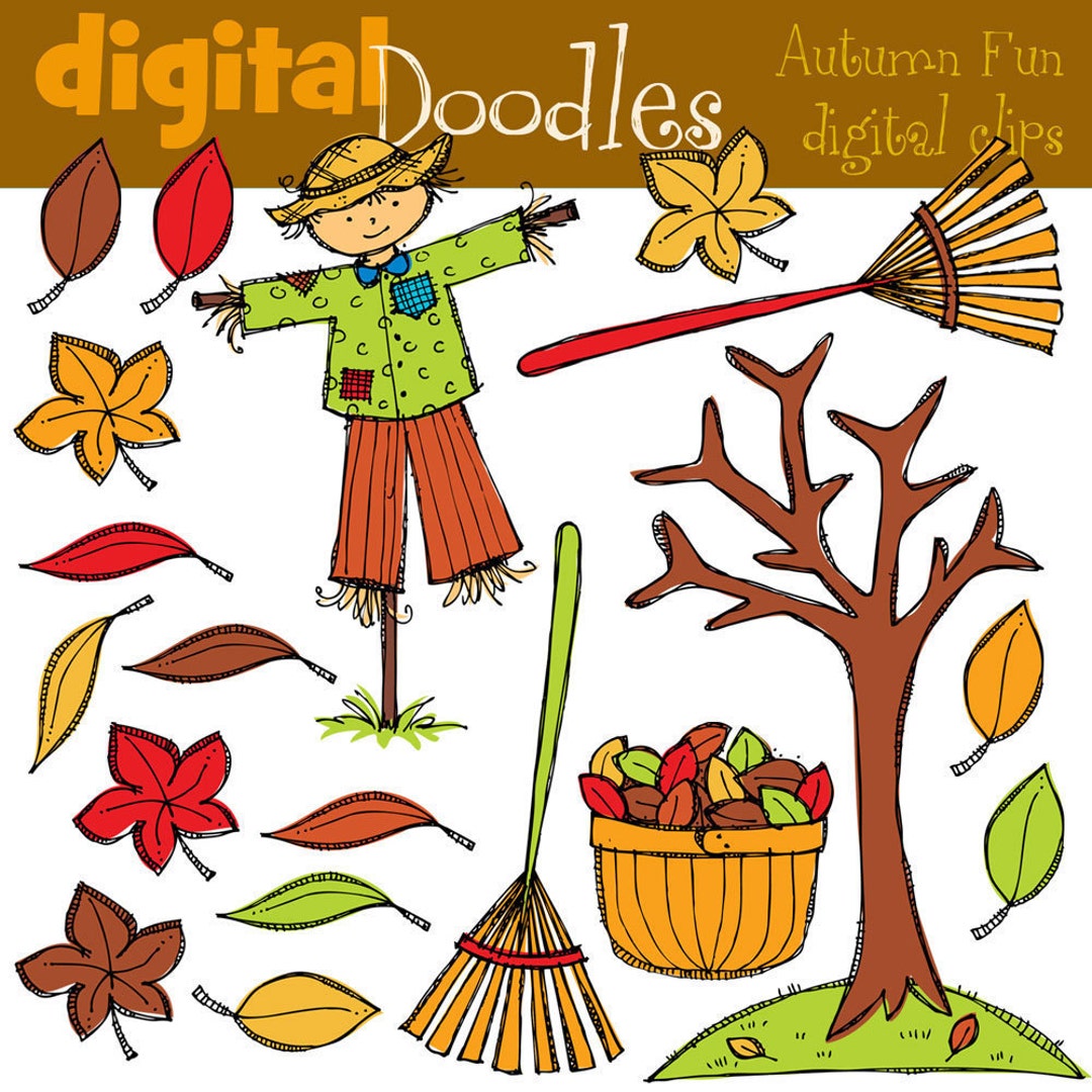KPM Autumn Fun Digital Clip Art Clipart - Etsy