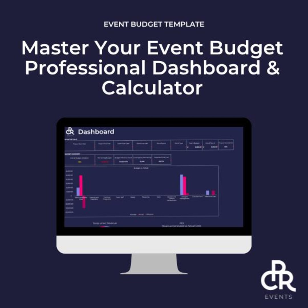 Event Budget Calculator Template - Professional Excel Spreadsheet for ...
