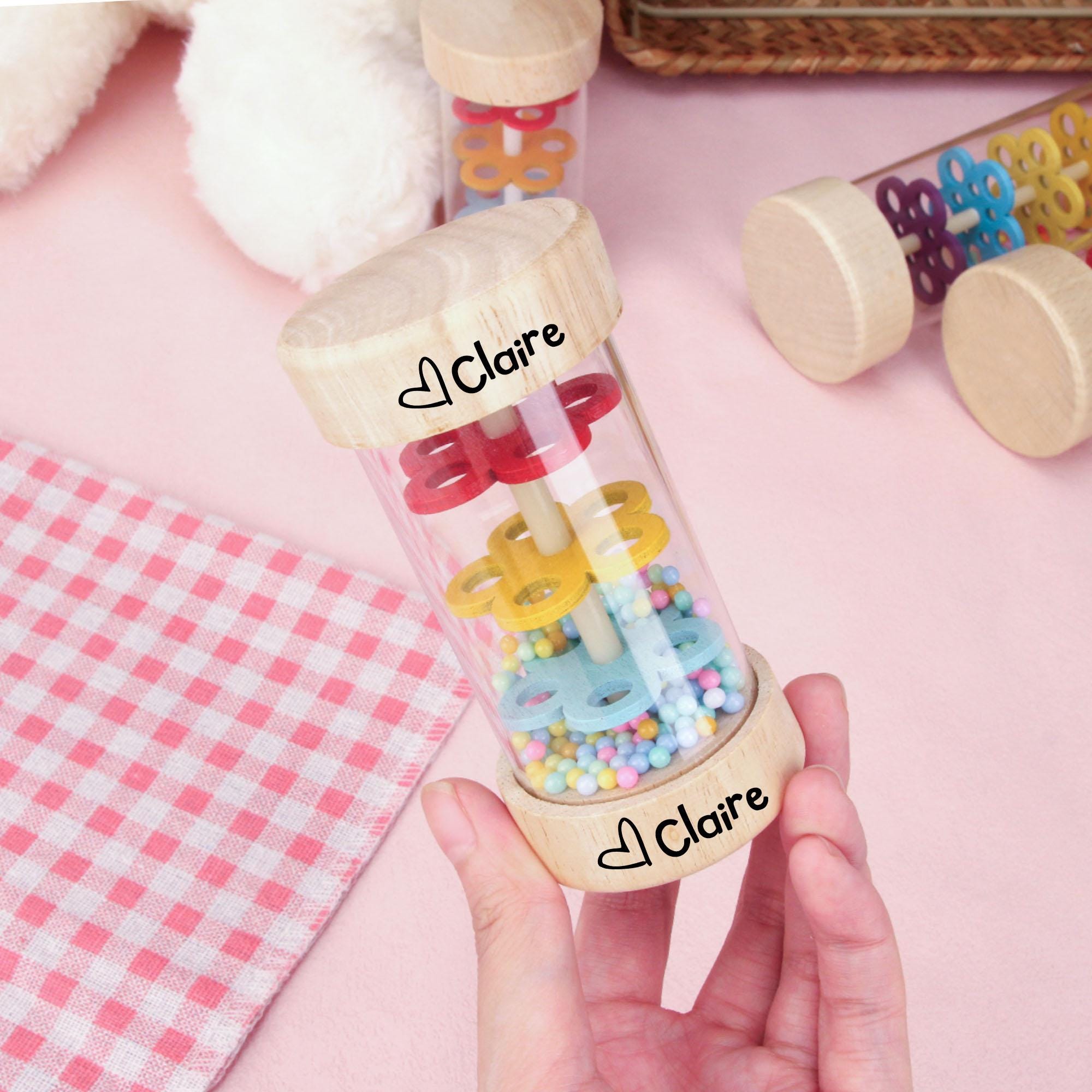 Engraved Children's Musical Rain Tube–sensory Toy,custom Name Baby Gift ...