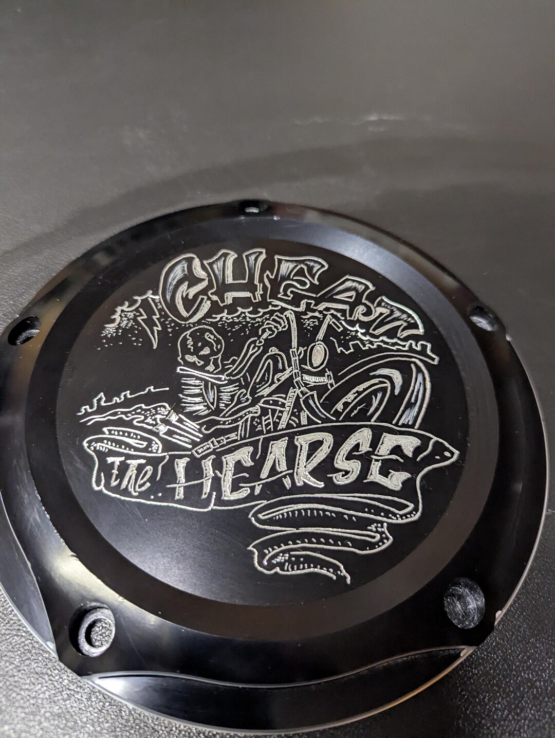 Hand Engraved Derby Cover W/ Timing Cover - Etsy