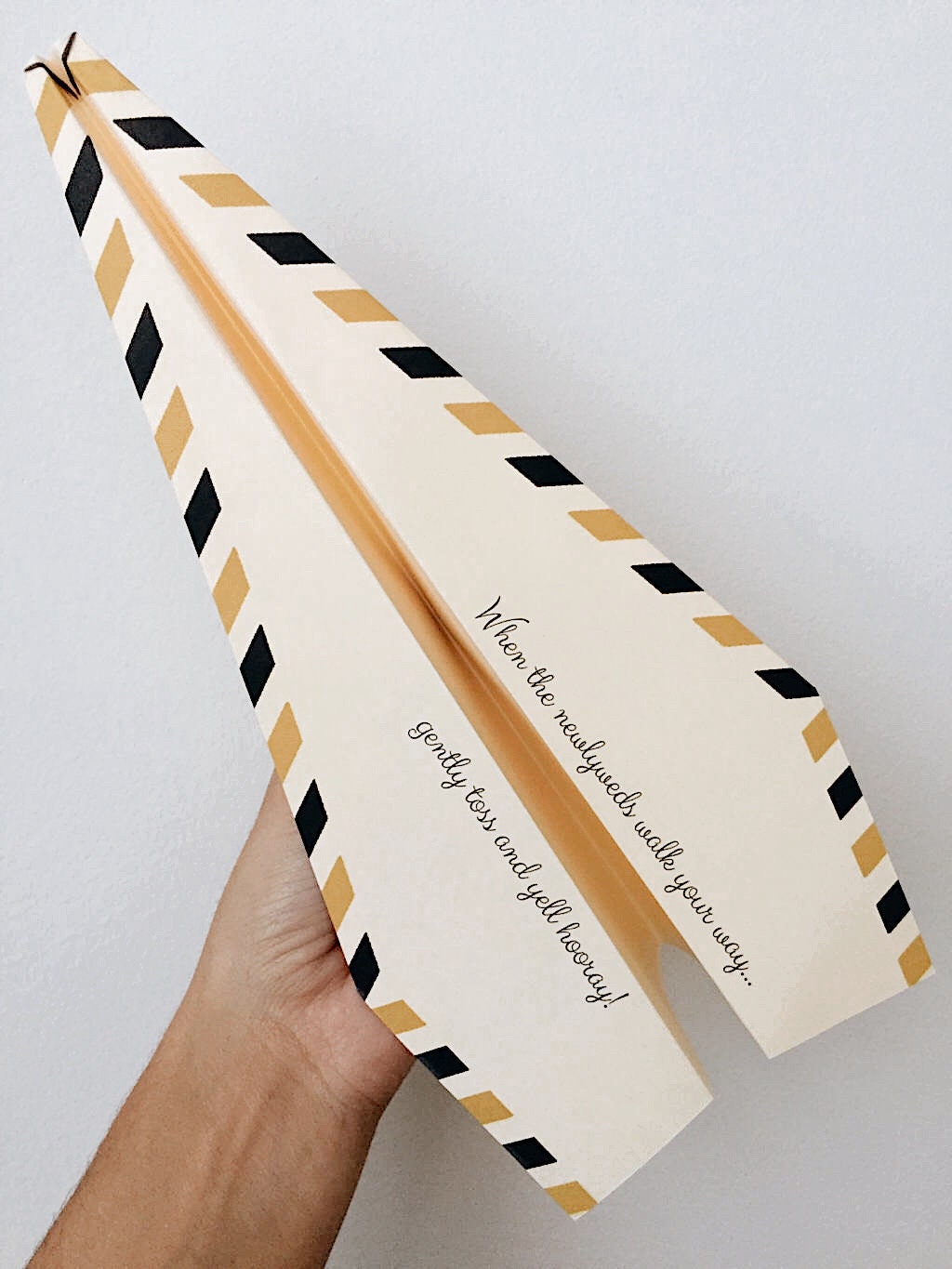 100 Personalized Paper Airplanes to Throw for Your Ceremony or ...