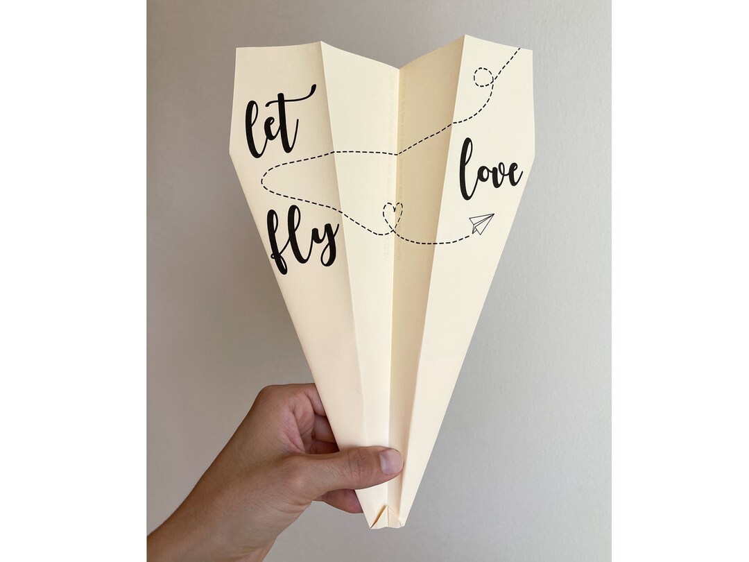 100 Pre-folded Paper Airplanes for Guests to Throw at Your Ceremony ...