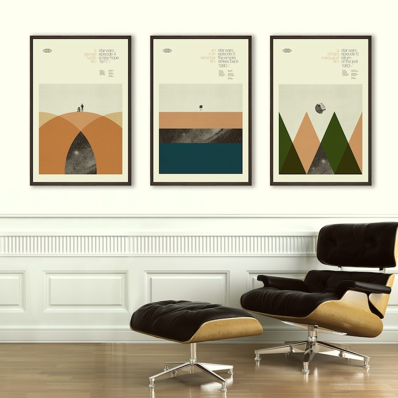 Modern Art Poster - Etsy