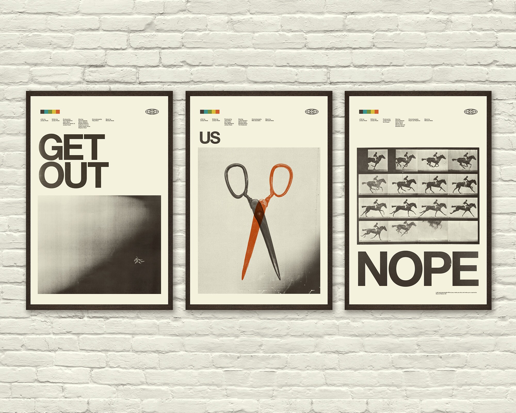 JORDAN PEELE Inspired Poster Series Get Out Us Nope Art Etsy JORDAN PEELE Inspired Poster Series Get Out Us Nope Art Etsy