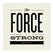 STAR WARS Inspired, the Force Quote Poster - 8 X 8 Typography Art Print ...