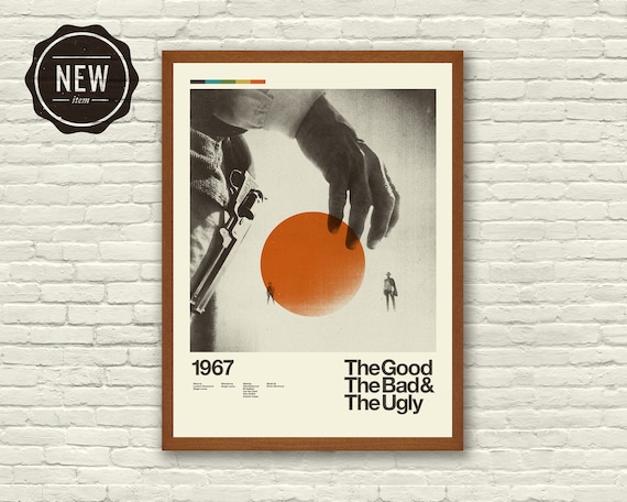 The GOOD the Bad and the UGLY Inspired Art Print Poster 18 X - Etsy