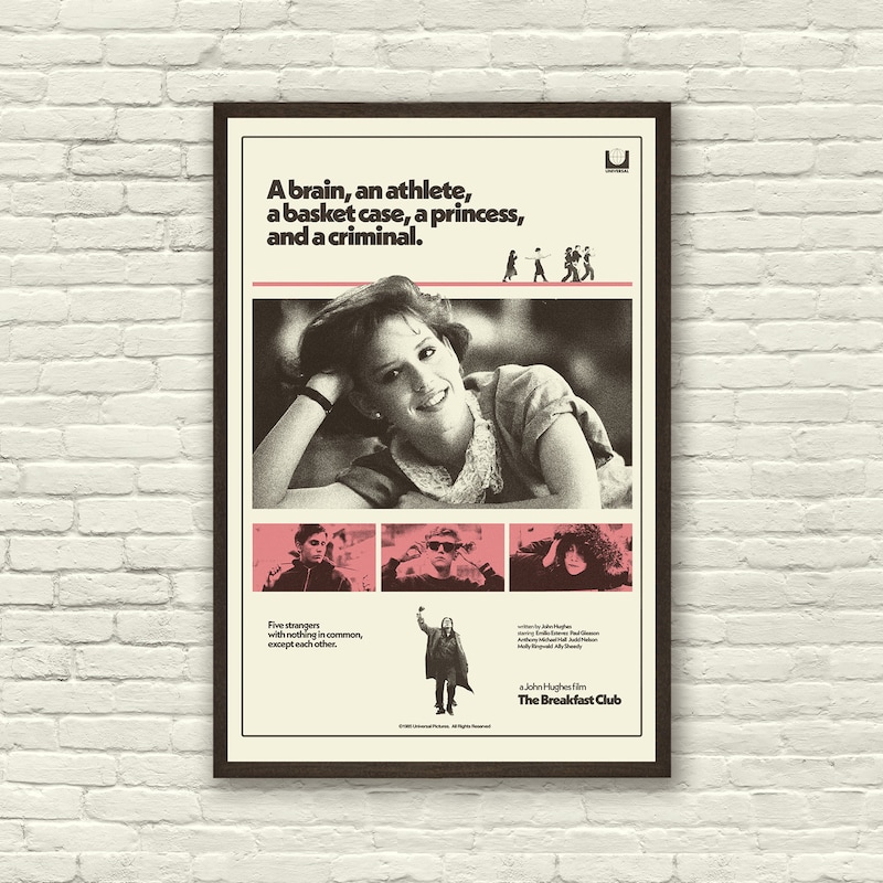 The Breakfast Club Poster - Etsy