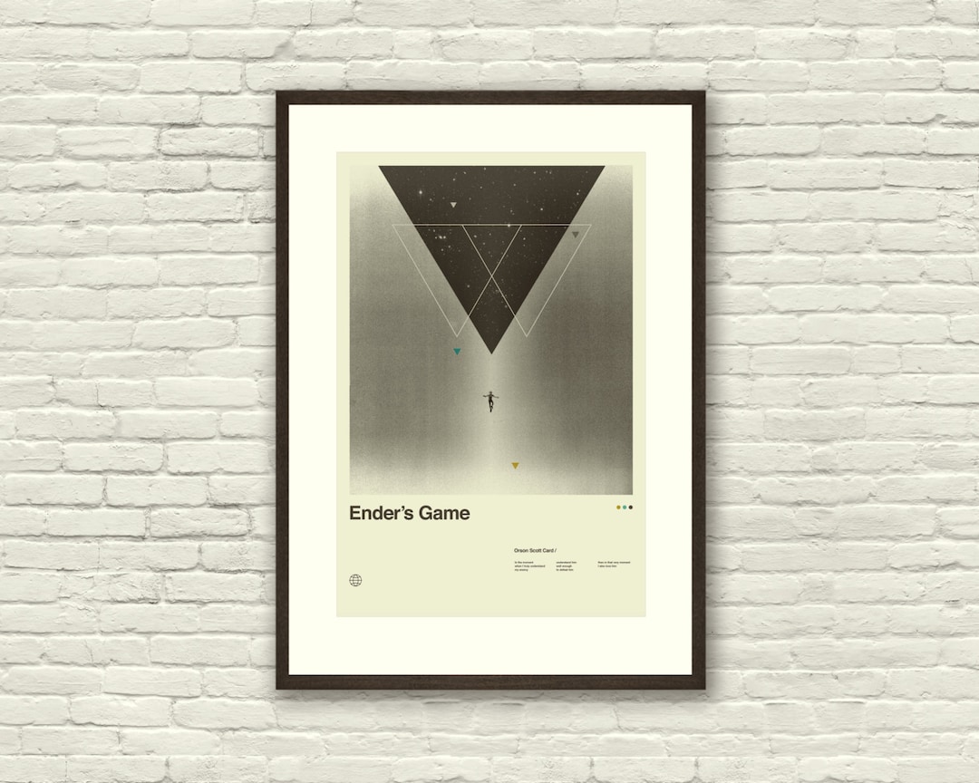 ENDER'S GAME Inspired Posters, Art Print Movie Series - Minimalist ...