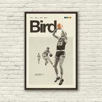 Larry Bird Glossy Photo Print: Boston Celtics Legend, HOF - Etsy