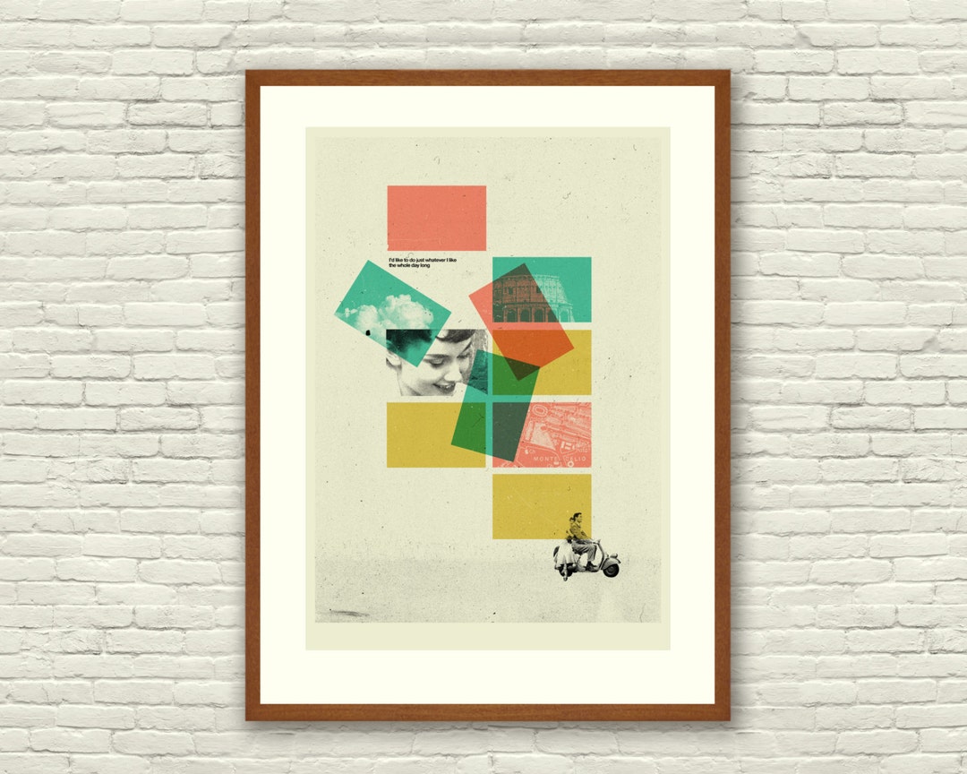 ROMAN HOLIDAY - Audrey Hepburn Poster, 20 X 28 Lithograph Art Print ...