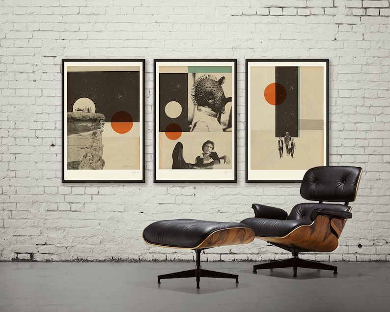 STAR WARS Inspired A New Hope Art Print Movie Poster - Minimalist, Mid ...