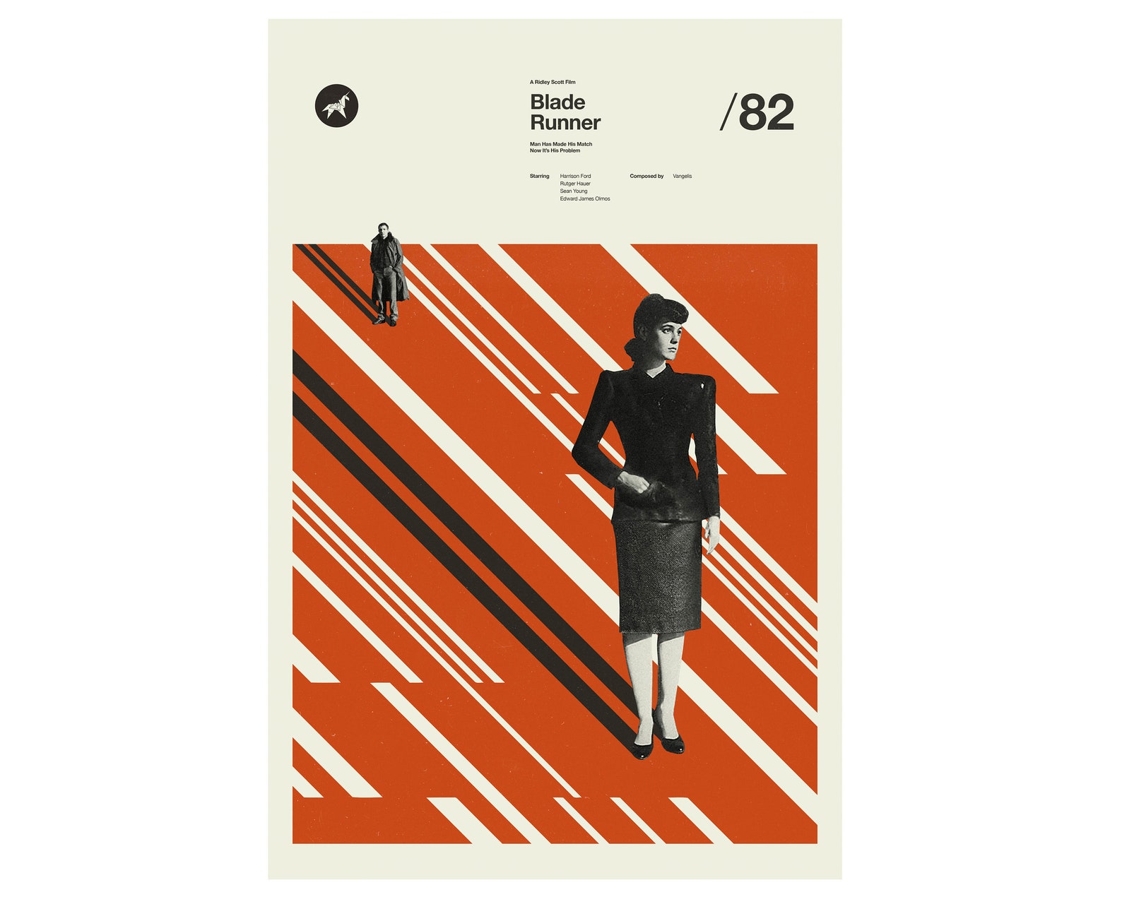 Blade Runner Inspired Poster Art Print 12 X 18 Minimalist | Etsy