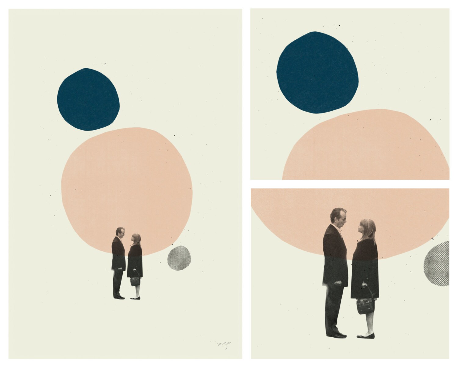 LOVE in THE ABSTRACT Lost in Translation Inspired Poster | Etsy Canada