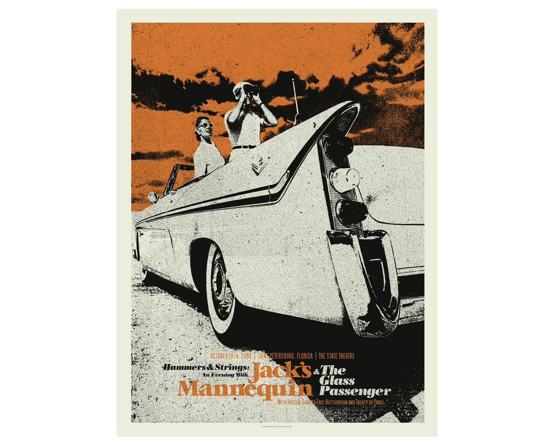 MID CENTURY MODERN Bloodshot Sky Classic Car Travel - Etsy
