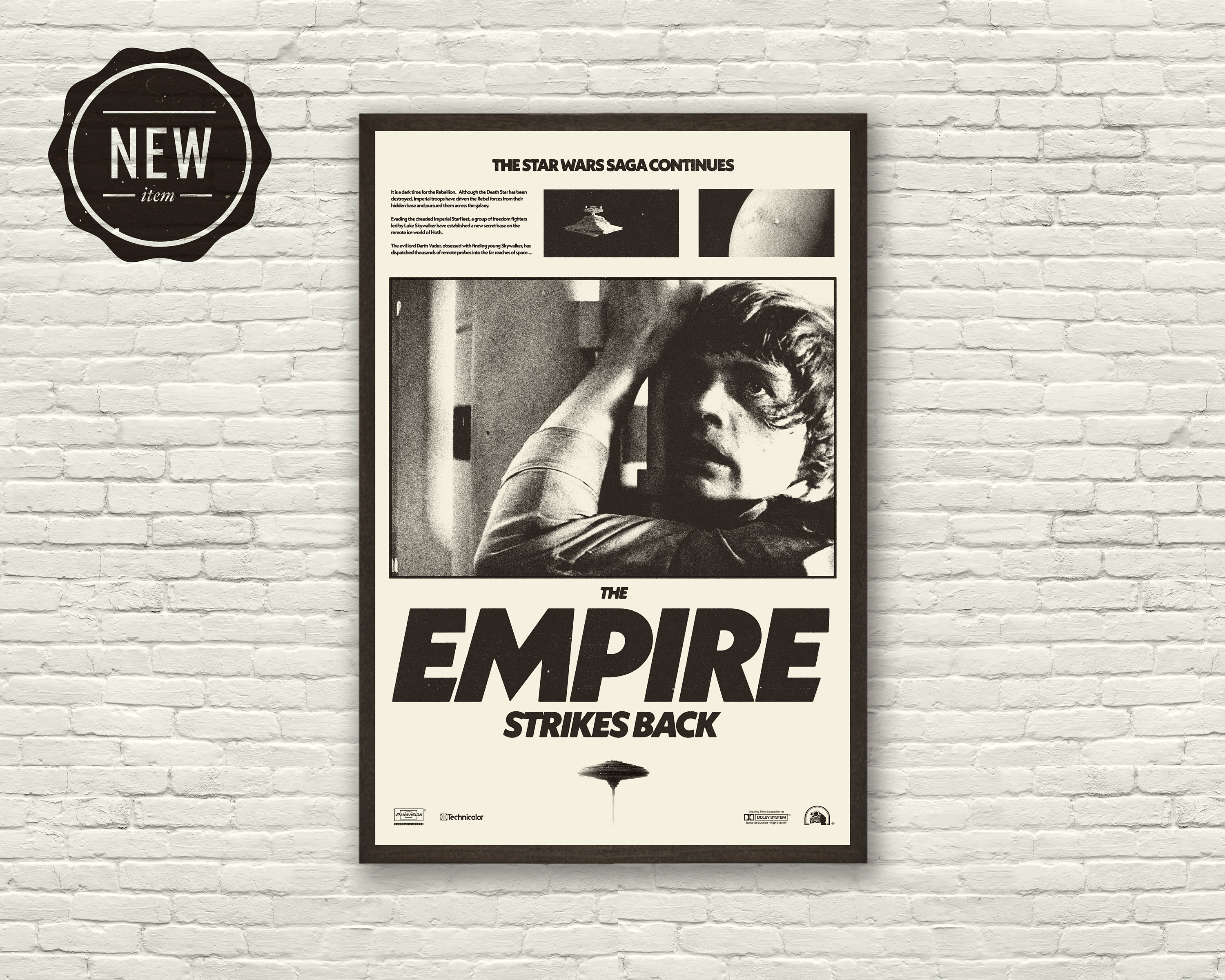 STAR WARS Inspired, Art Print Movie Poster Series - Minimalist, Mid ...