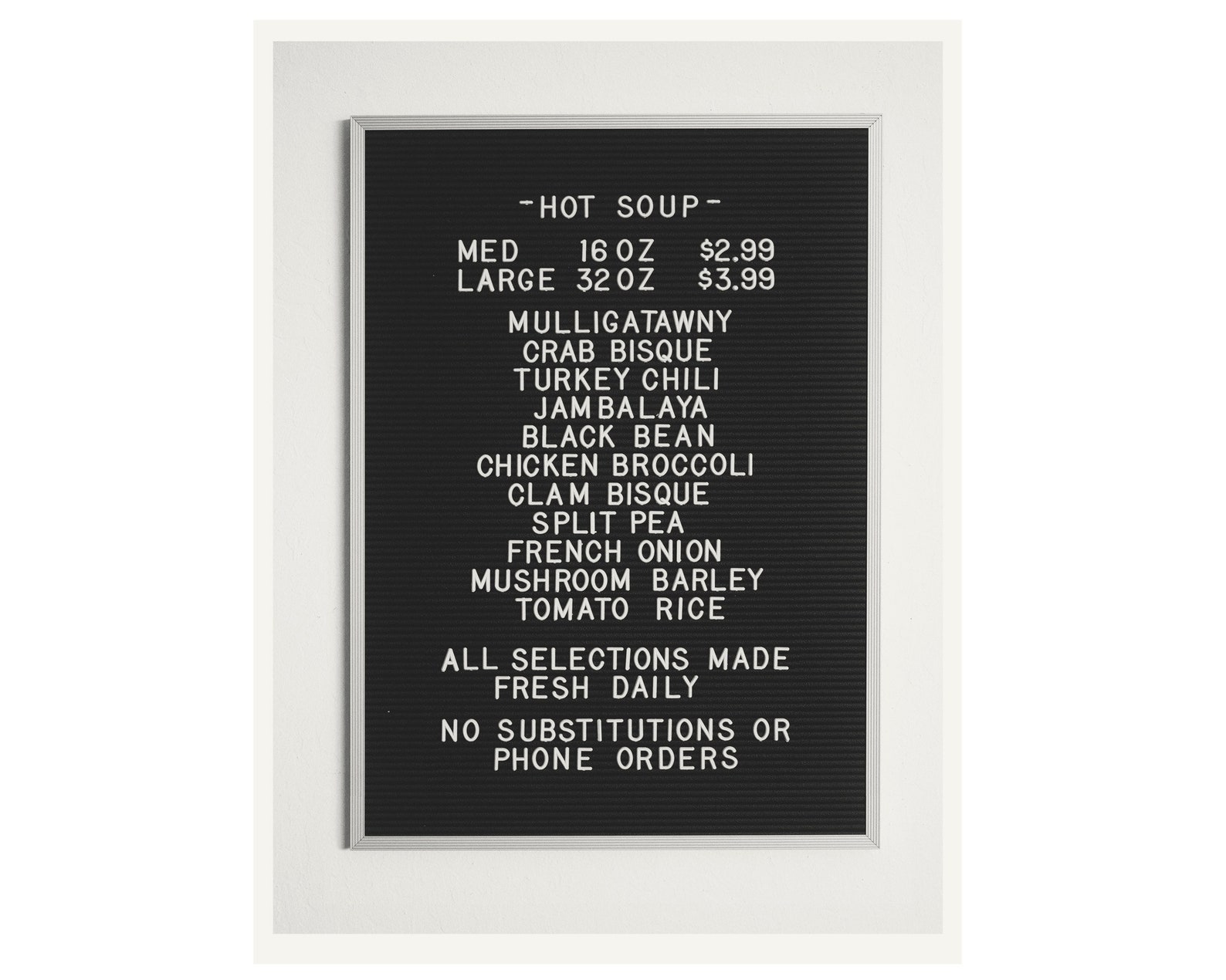 SEINFELD Inspired Poster, Art Print 18 X 24 Seinfeld, Soup Nazi, Mid ...