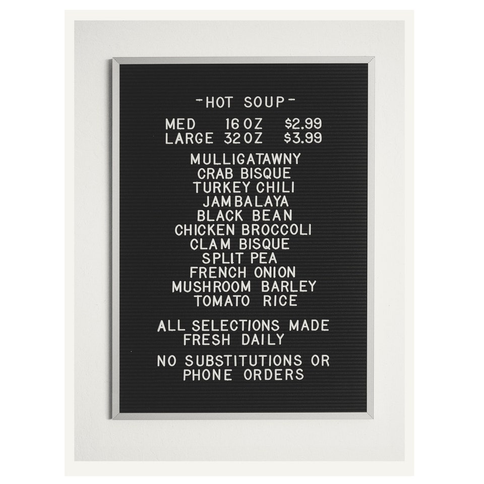 SEINFELD Inspired Poster, Art Print - Soup Nazi, Mid-Century Modern ...