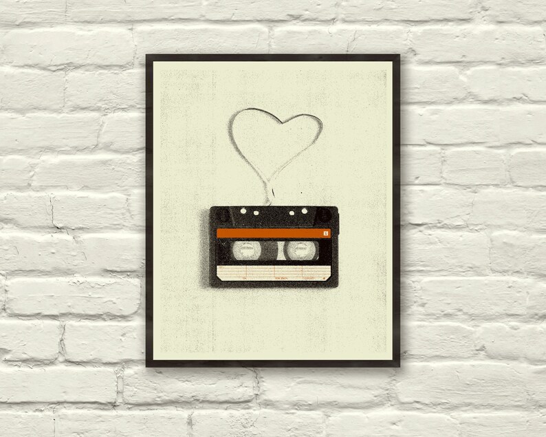 VINTAGE MUSIC LOVE Valentines Day Posters 8 X 10 8 X 8 - Etsy