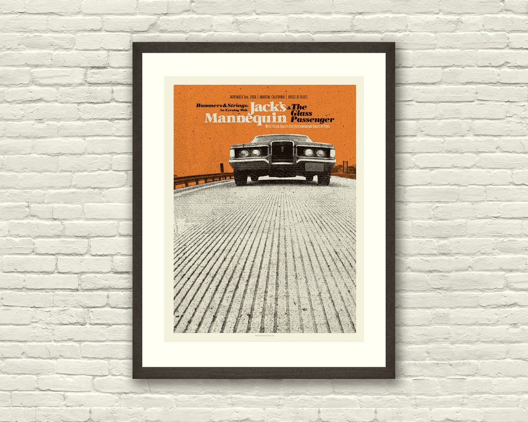 MID CENTURY MODERN Open Road - Jack's Mannequin 18 X 24 Art Print ...