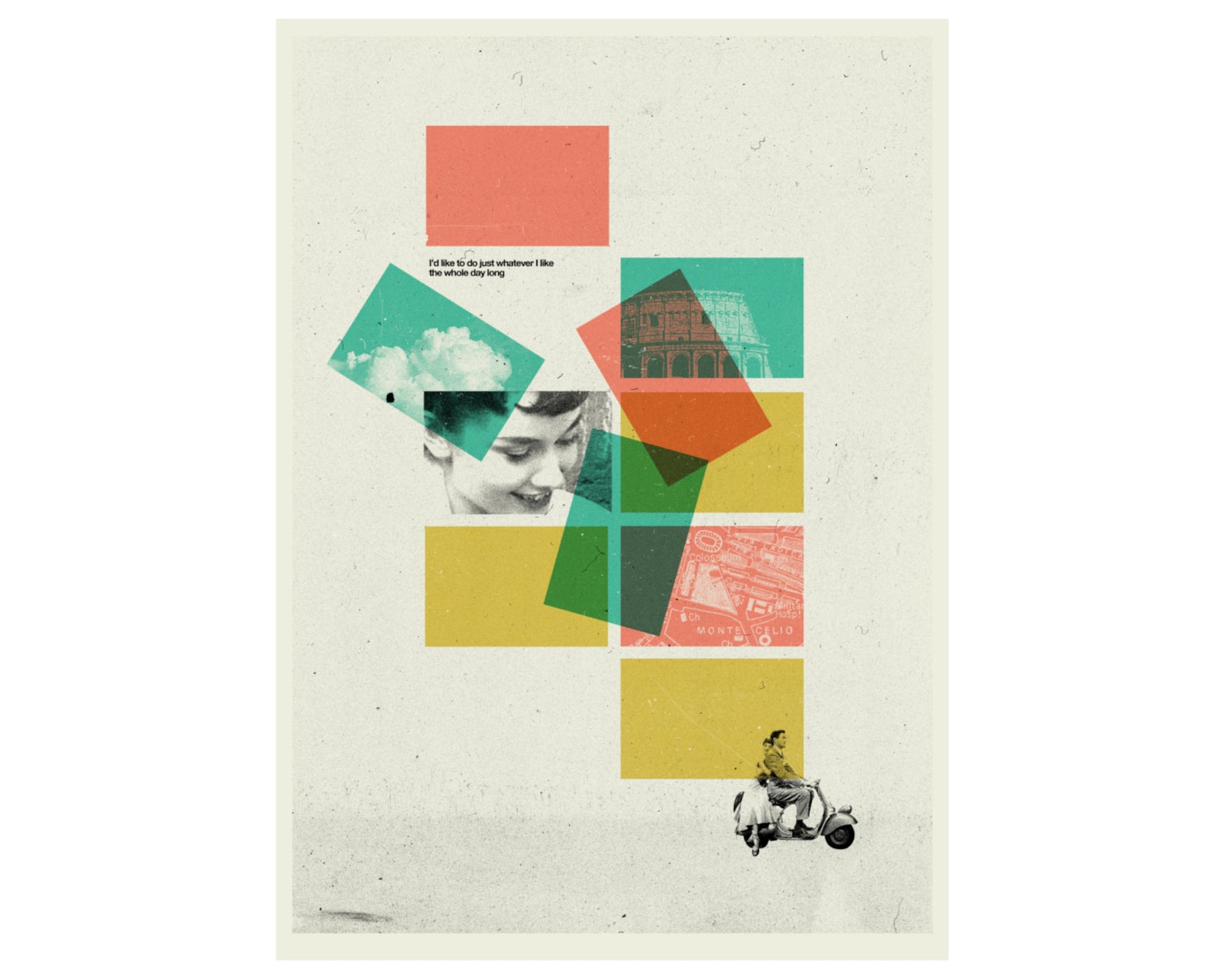 ROMAN HOLIDAY Audrey Hepburn Poster 20 X 28 Lithograph Art - Etsy