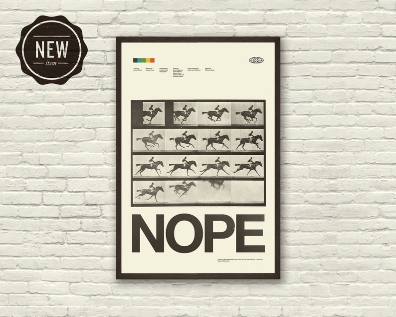 JORDAN PEELE Inspired Poster Series Get Out Us Nope Art - Etsy