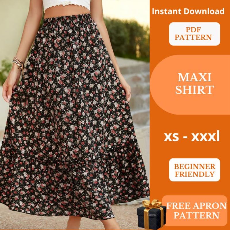 Maxi Skirt Boho - Etsy
