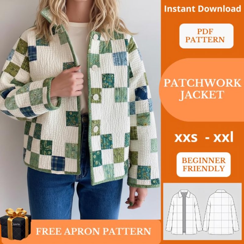 Patchwork Coat Winter - Etsy