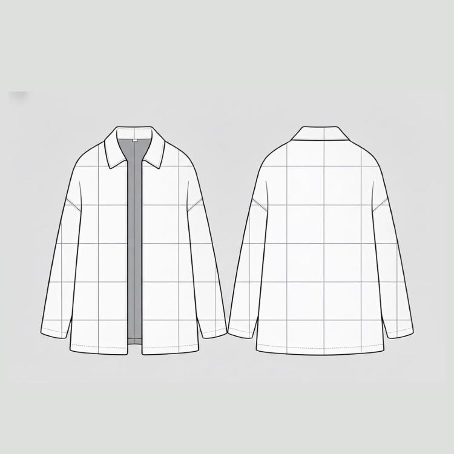 Patchwork Jacket Sewing Pattern PDF – Quilted Floral Coat Pattern ...