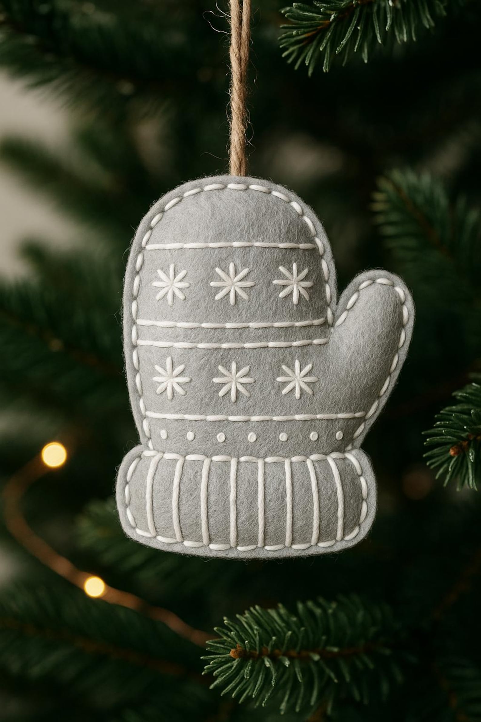DIY Felt Mitten Ornament Pattern – Beginner Friendly PDF Template ...