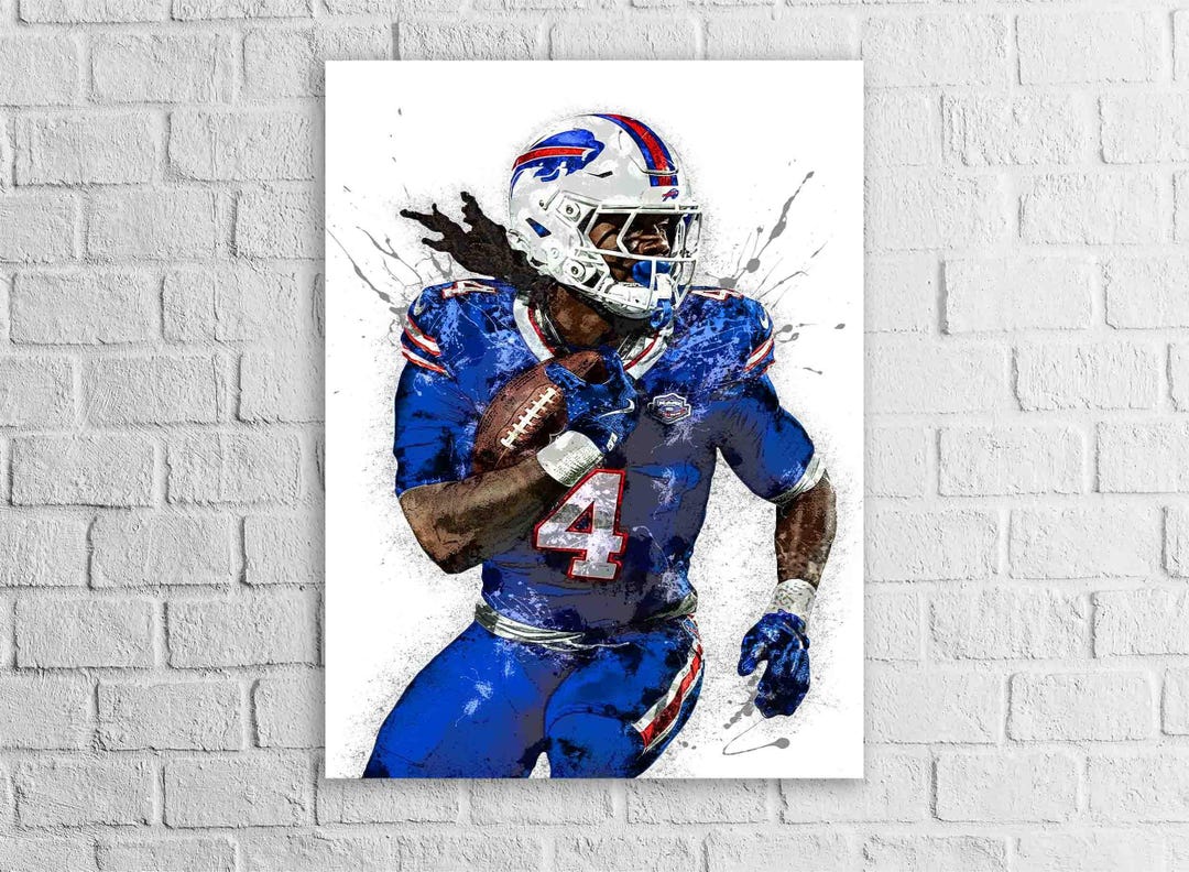 James Cook Buffalo Bills Poster: Gallery Canvas Wrap or Fine Art Print ...