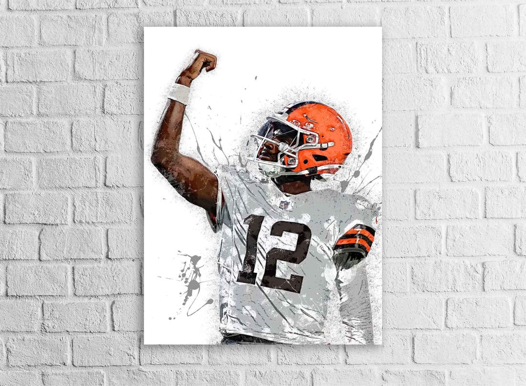 Shedeur Sanders Cleveland Browns Poster: Gallery Canvas Wrap Art - Etsy