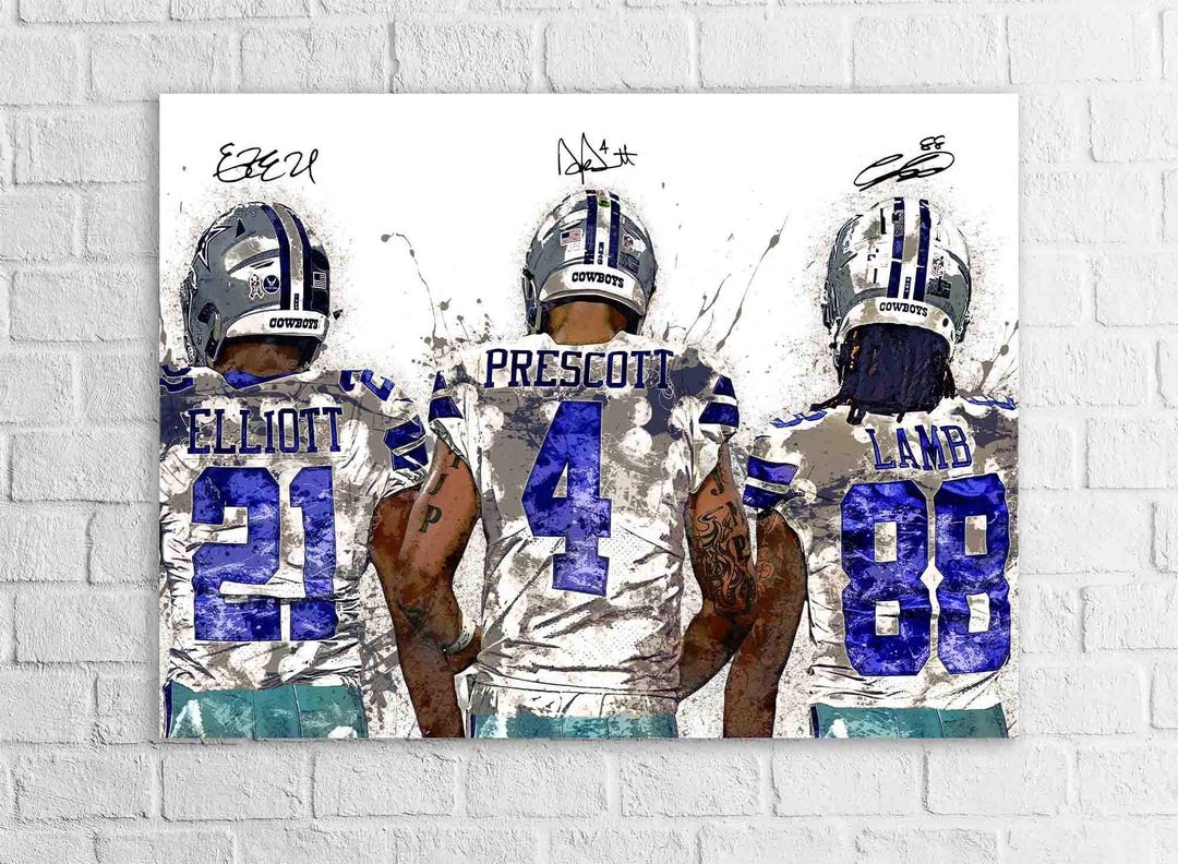 Dak Prescott, Ceedee Lamb, Ezekiel Elliott, Dallas Cowboys Gallery ...