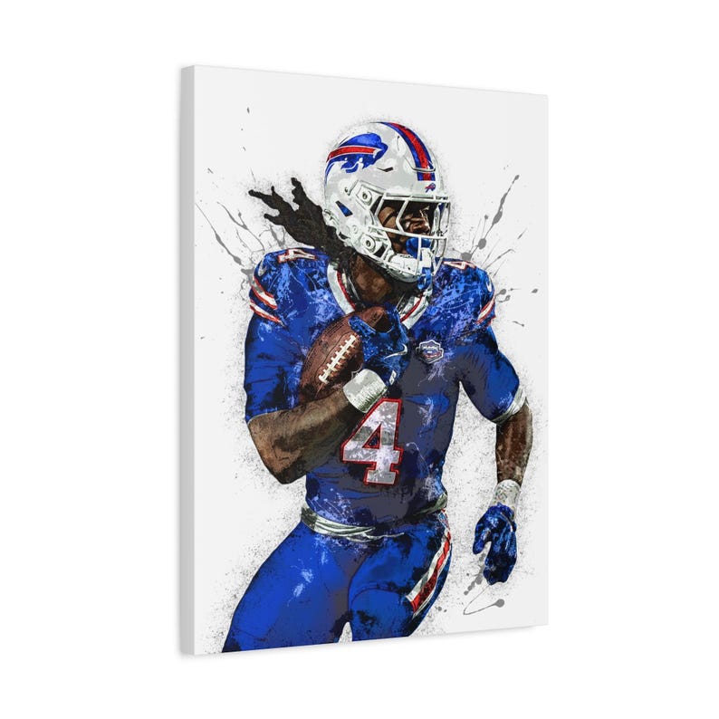 James Cook Buffalo Bills Poster: Gallery Canvas Wrap or Fine Art Print ...