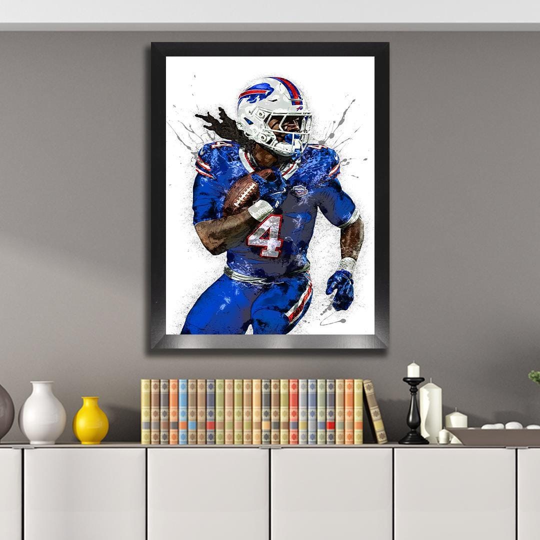 James Cook Buffalo Bills Poster: Gallery Canvas Wrap or Fine Art Print ...