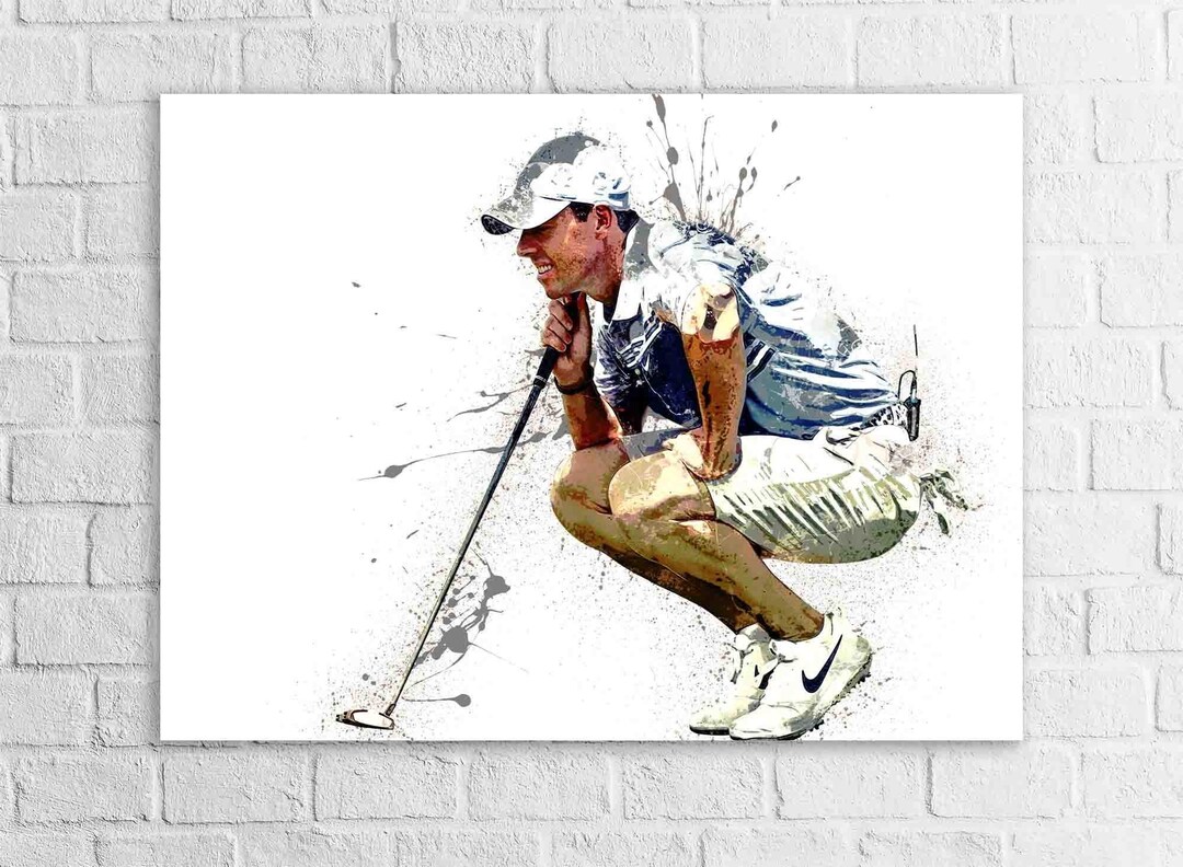 Rory Mcilroy Poster, PGA, Gallery Canvas Wrap or Museum-quality Poster ...