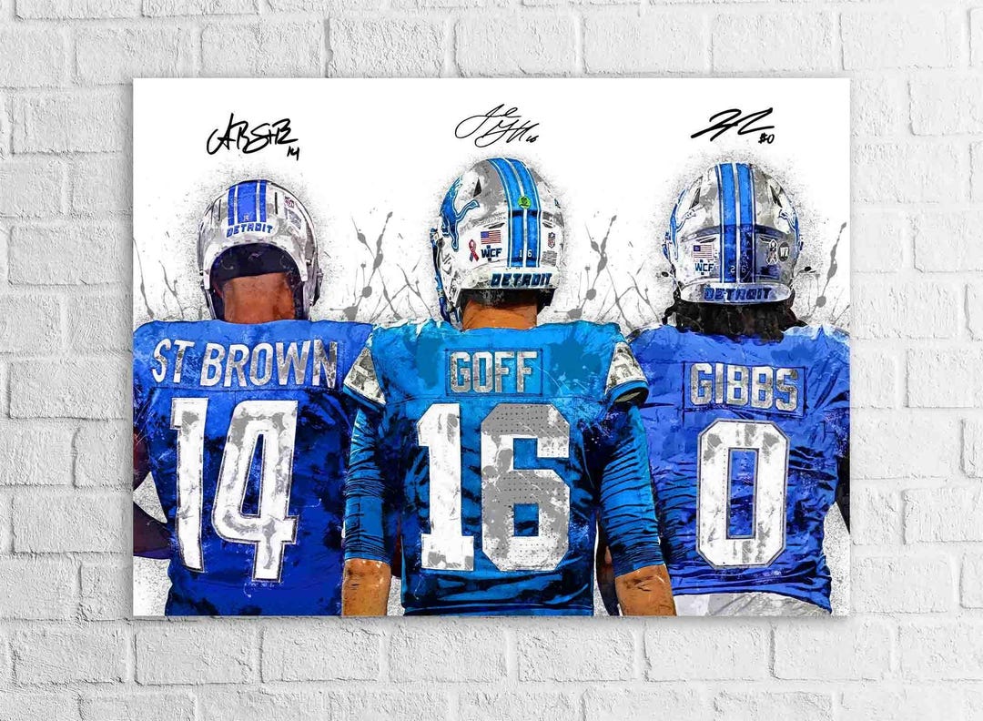 Jared Goff, Amon-ra St. Brown, Jahmyr Gibbs, Detroit Lions, Gallery ...