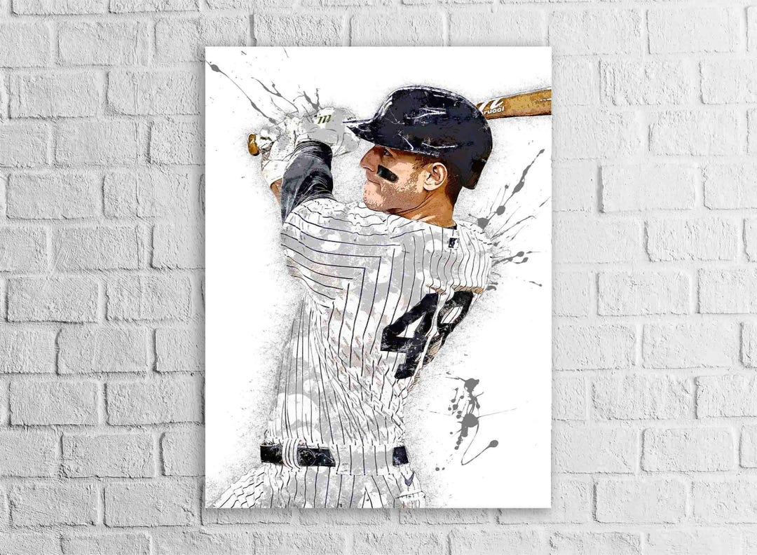 Anthony Rizzo Poster, NY Yankees, Gallery Canvas Wrap or Museum-quality ...