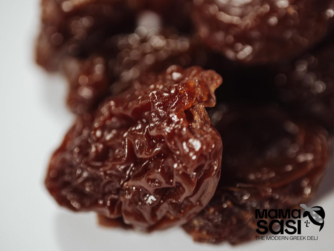 Greek Dried Blonde Sour Pitted Plums (no Core) – Available in 500g (17 ...