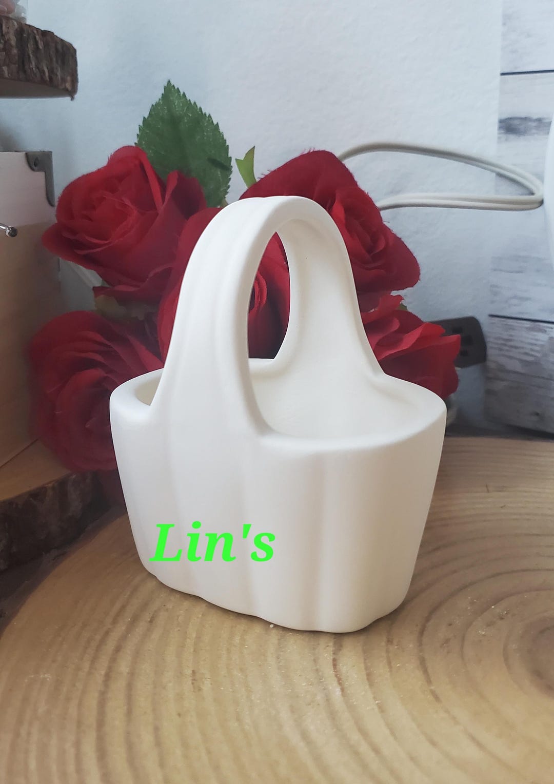 Bisque - Handmade - Basket With All in One Handle - Fun for Home or ...