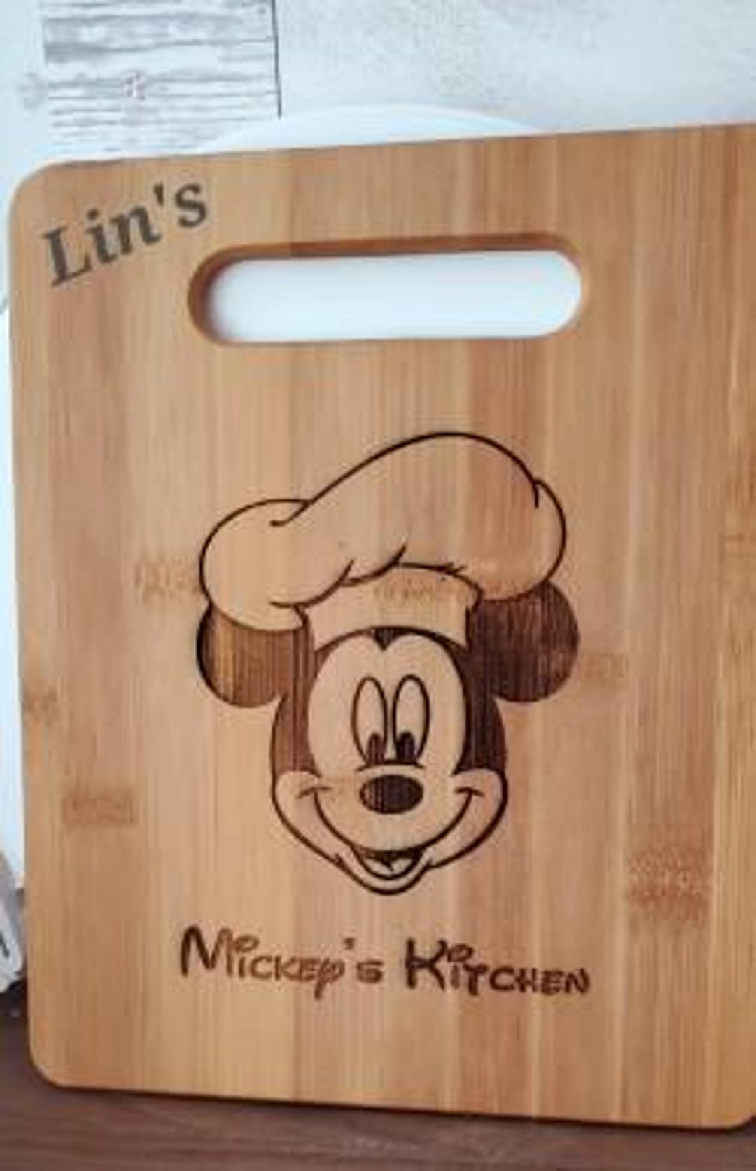 Cutting Board Mickey Chef Mickey's Kitchen Build Your Own Personalized ...