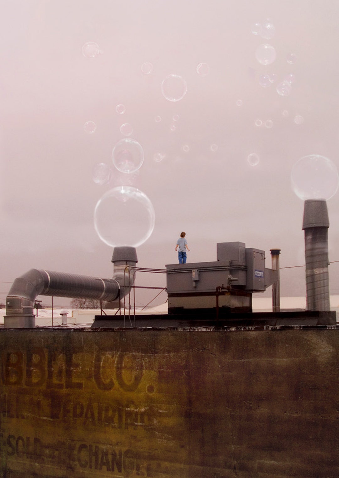 The Bubble Factory - 8 X 10 Industrial Dream - Children's Room Decor ...