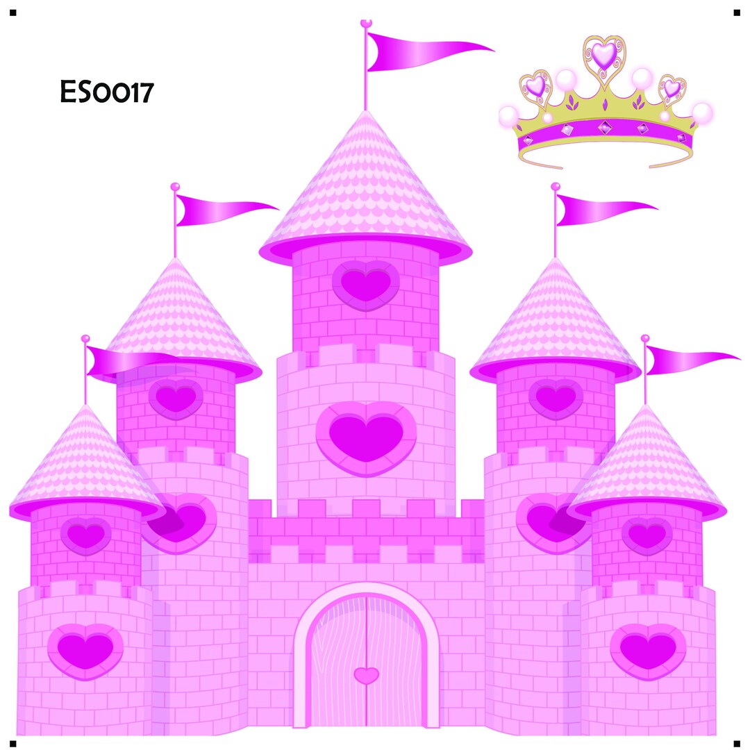 Castle Pink 4ft ES0017HS Coroplast Cutouts Props Party Decorations - Etsy