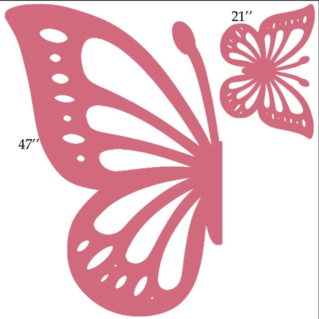 ES2813HS Butterflies Pink & White Coroplast Cutouts Props Party ...