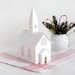 Rose Window Putz Church Christmas Craft Kit - Build + Decorate a Full ...